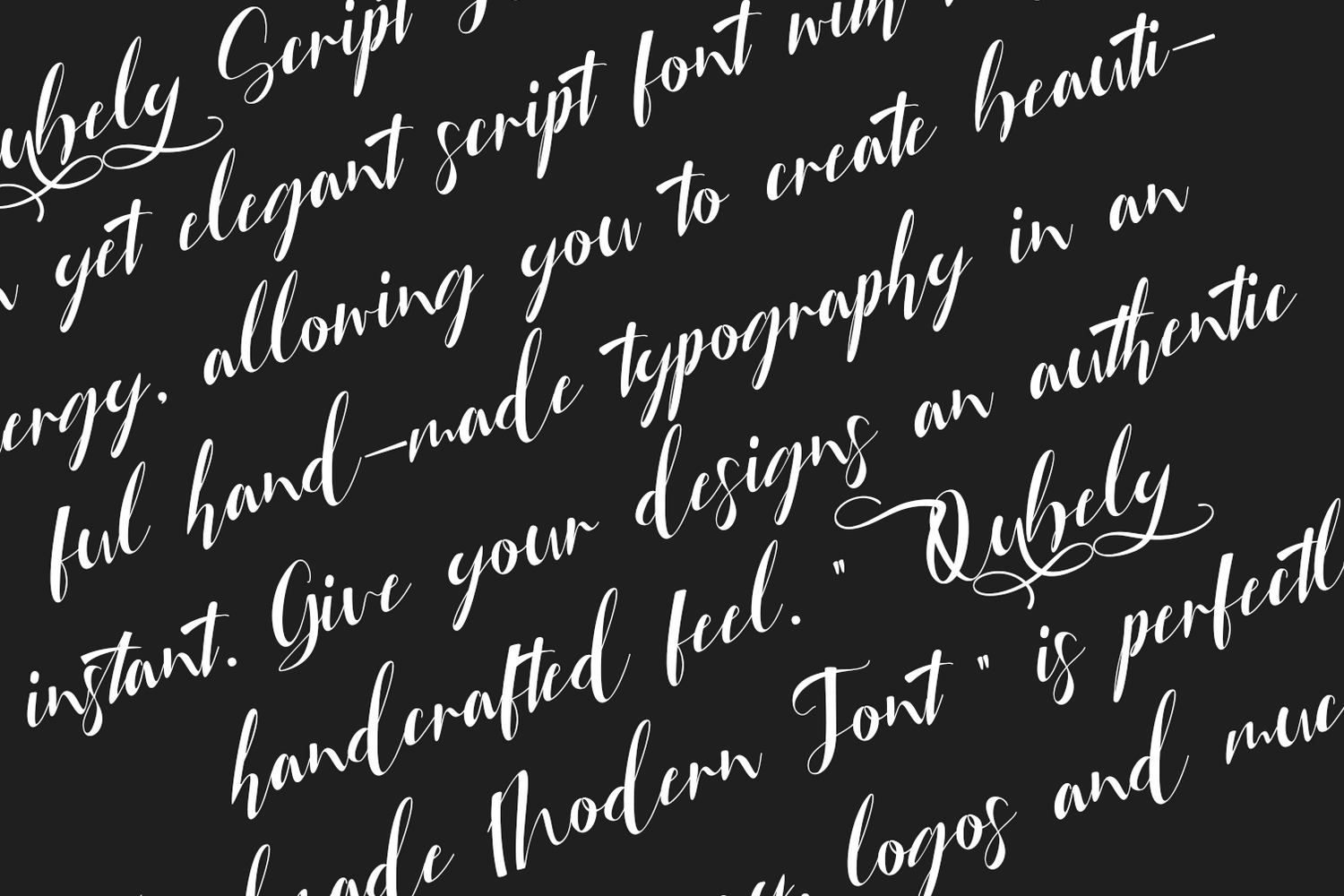 Qubely Script Font 177 Studio