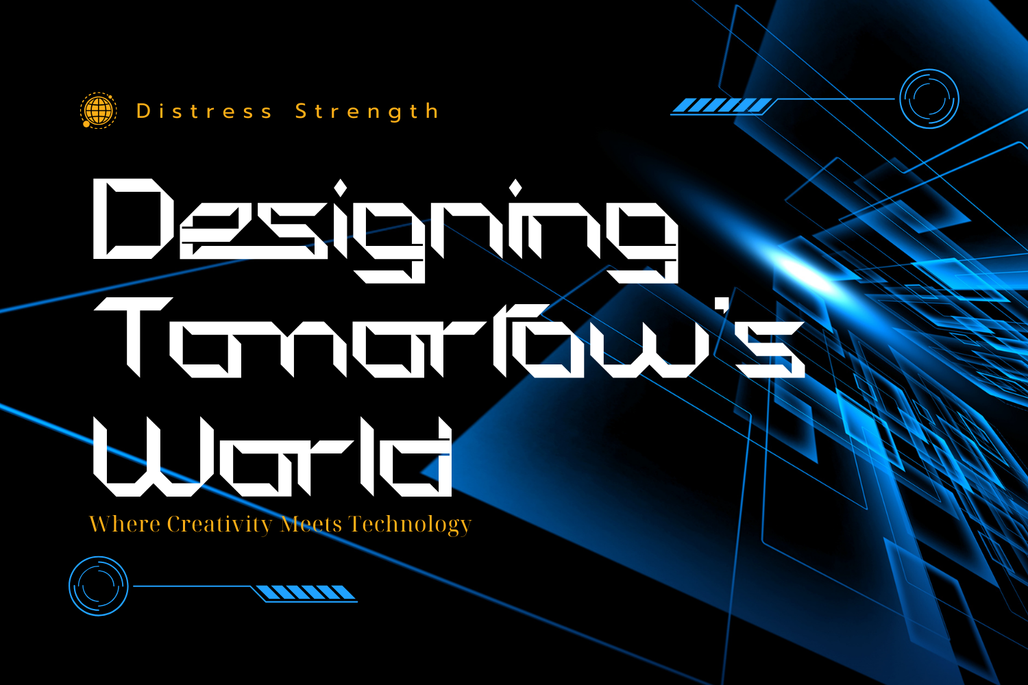 Distress Strength Font - 177 Studio