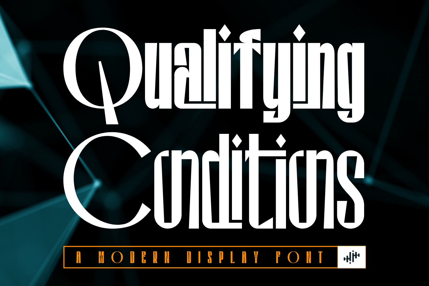 Qualifying Conditions Font - 177 Studio
