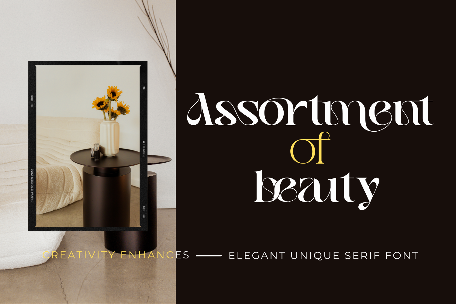 Creativity Enhances Font - 177 Studio