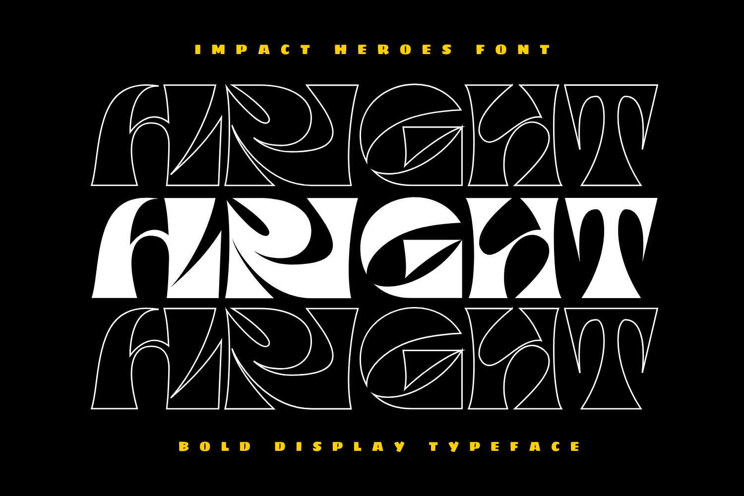 Impact Heroes Font - 177 Studio