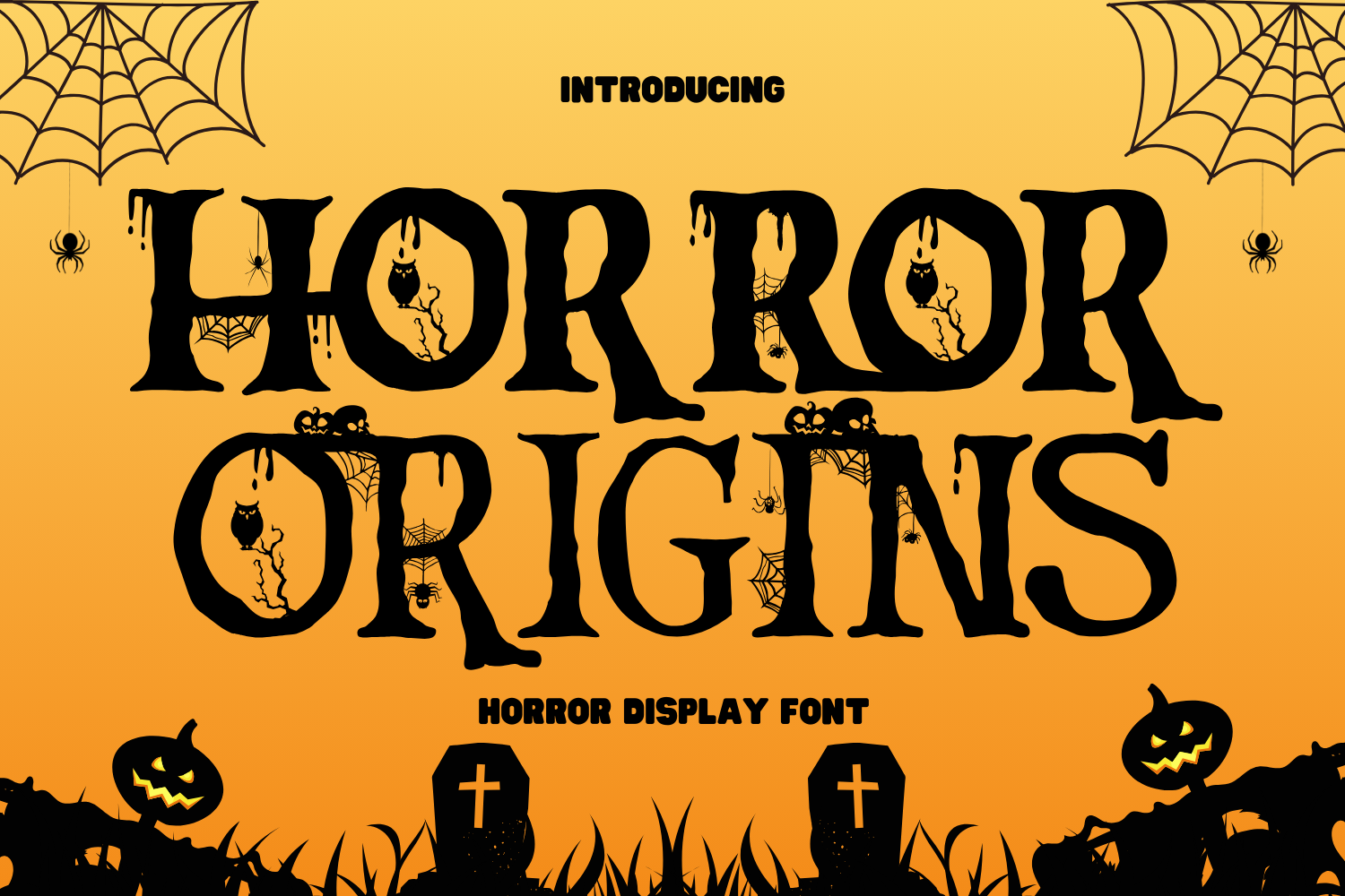 Horror Origins - Halloween Font - 177 Studio