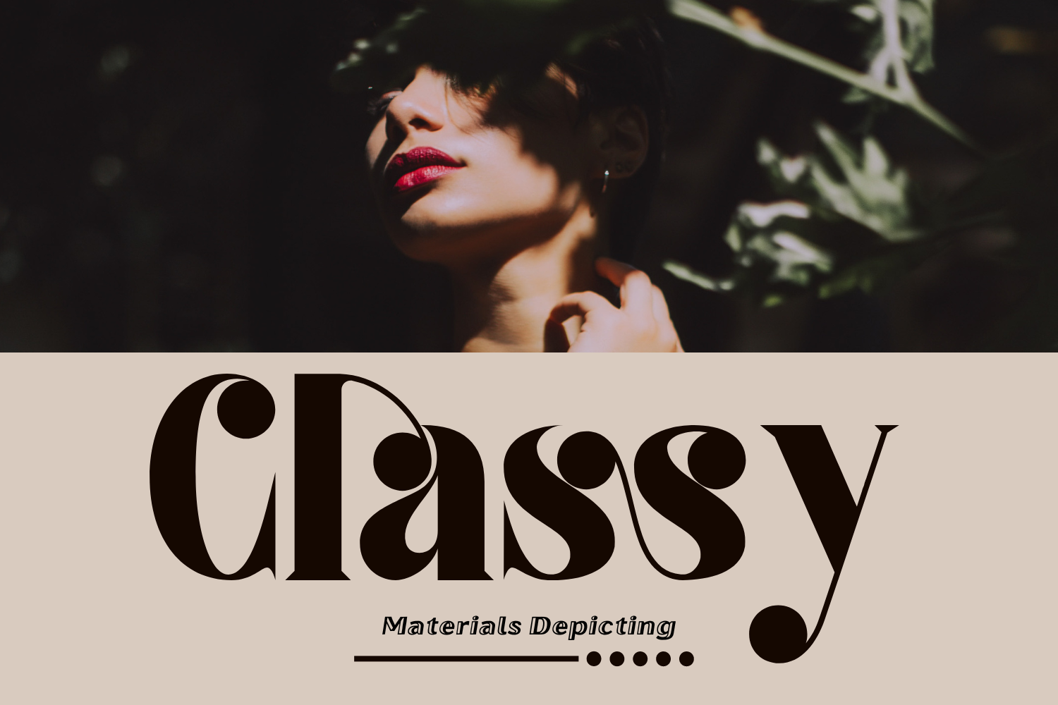 Materials Depicting Font - 177 Studio