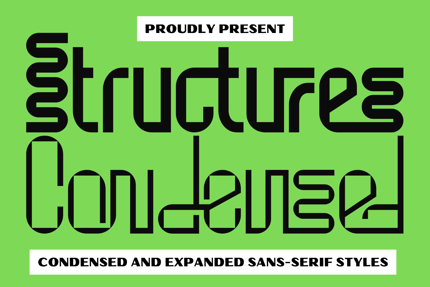 Structures Condensed Font - 177 Studio