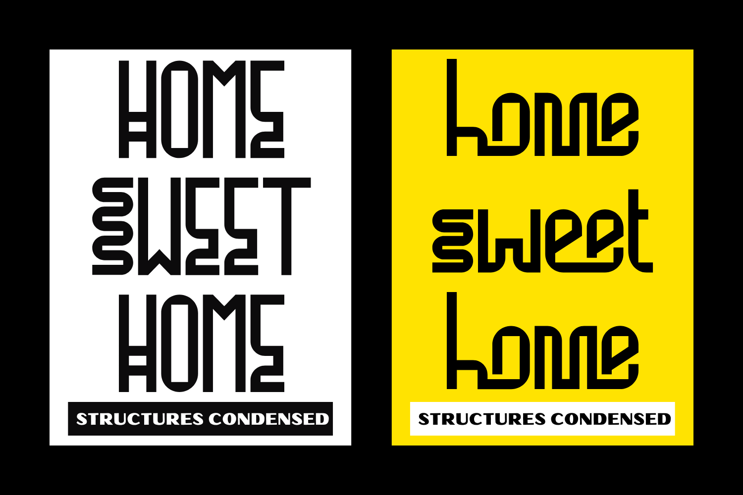 Structures Condensed Font - 177 Studio