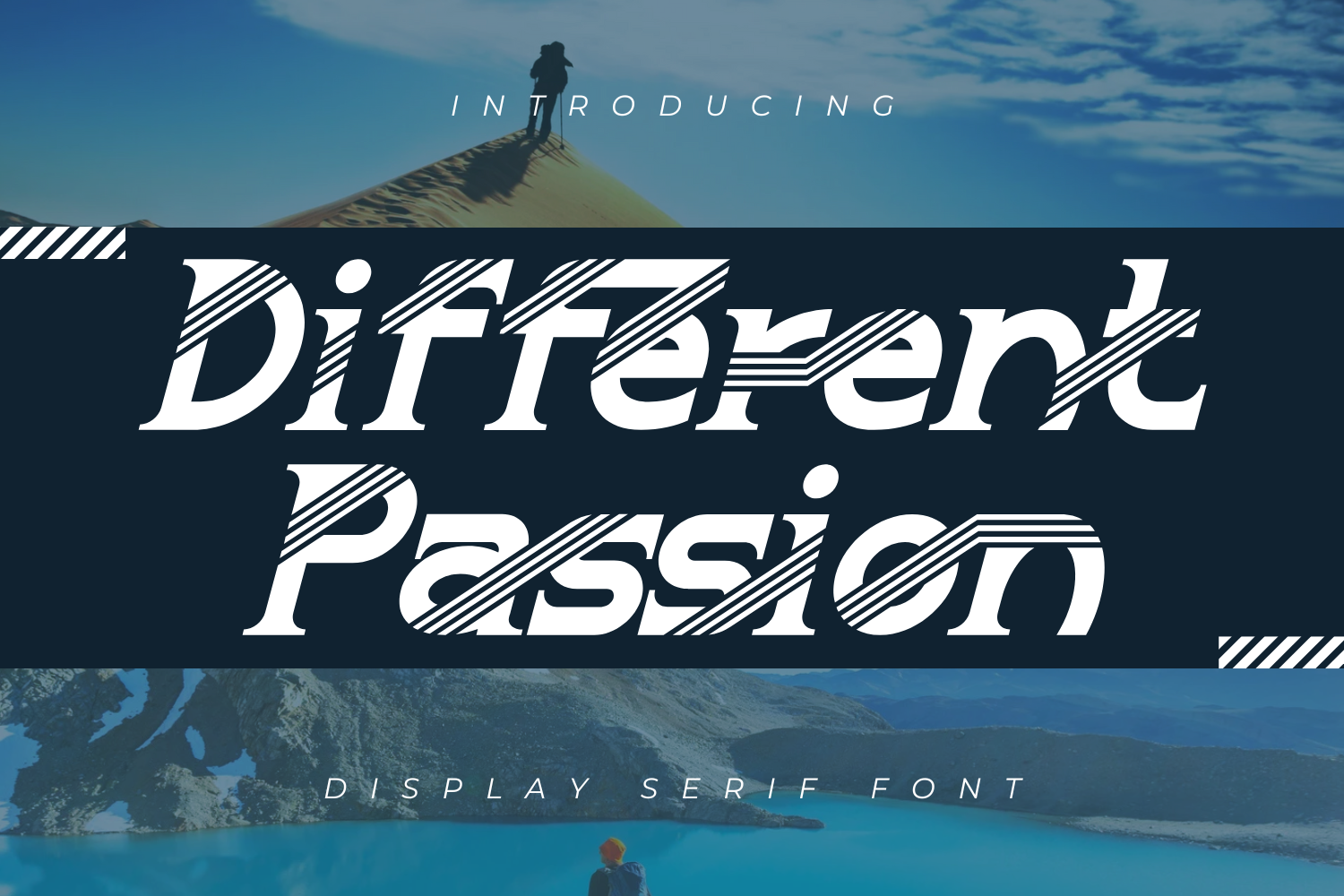 Different Passion - Striped Font - 177 Studio