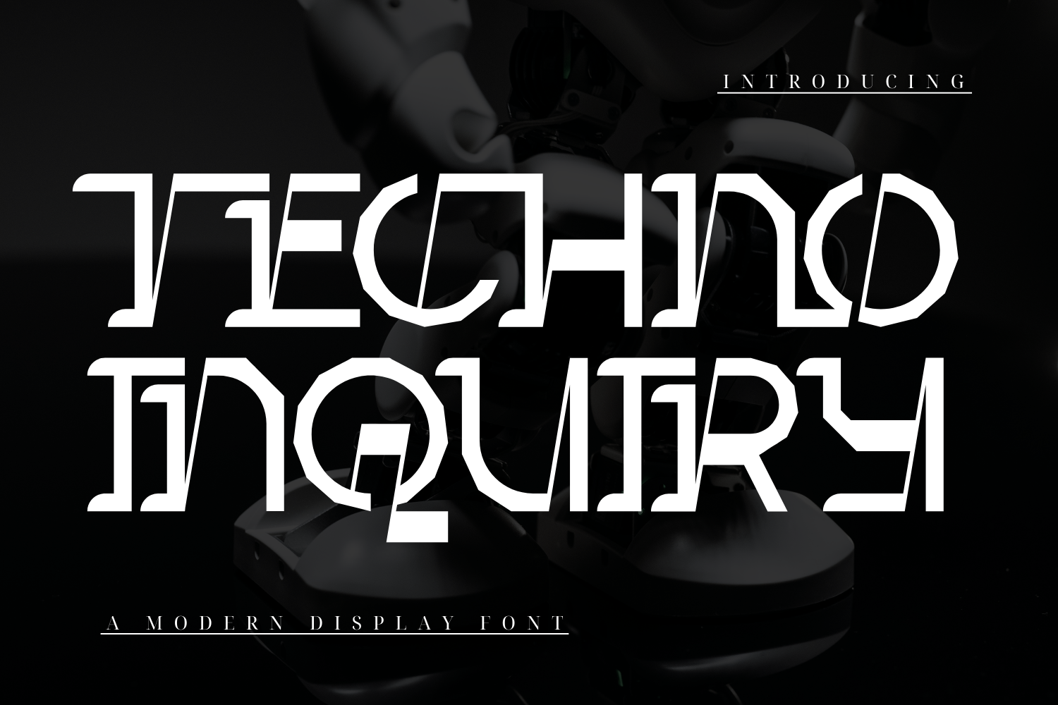 Techno Inquiry Font - 177 Studio