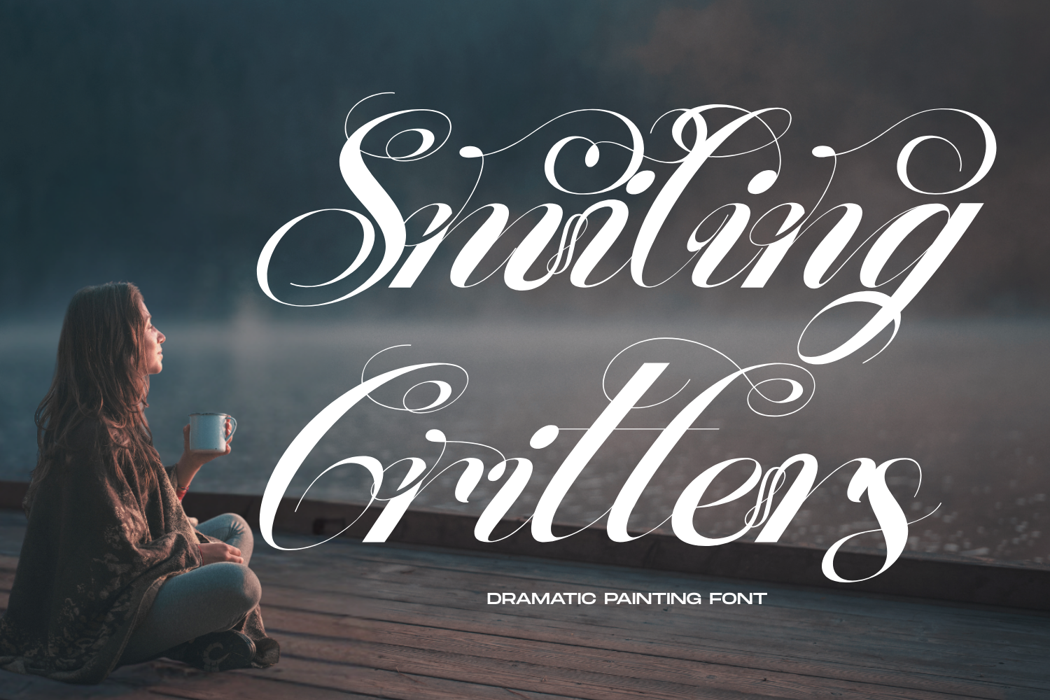 Dramatic Painting - Calligraphy Font - 177 Studio