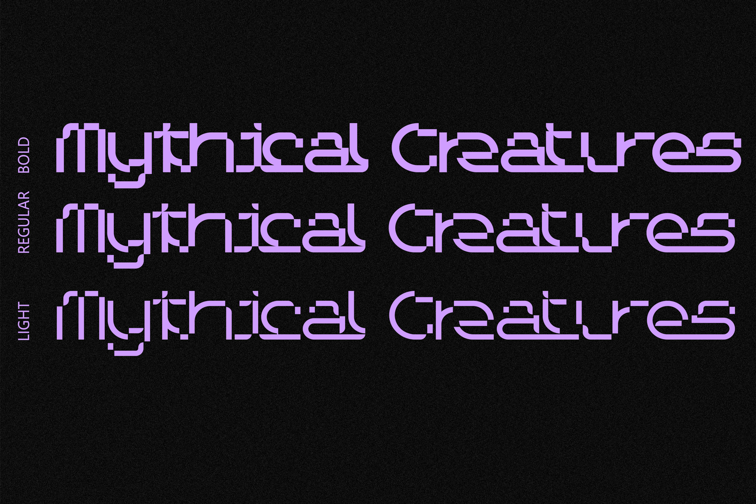 Mythical Creatures | Futuristic Font - 177 Studio