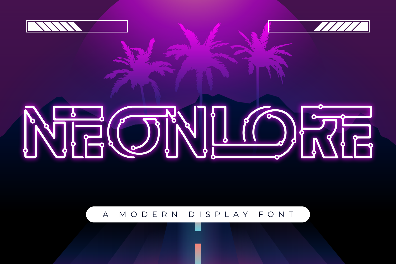 NEONLORE | Cyber Neon Font - 177 Studio