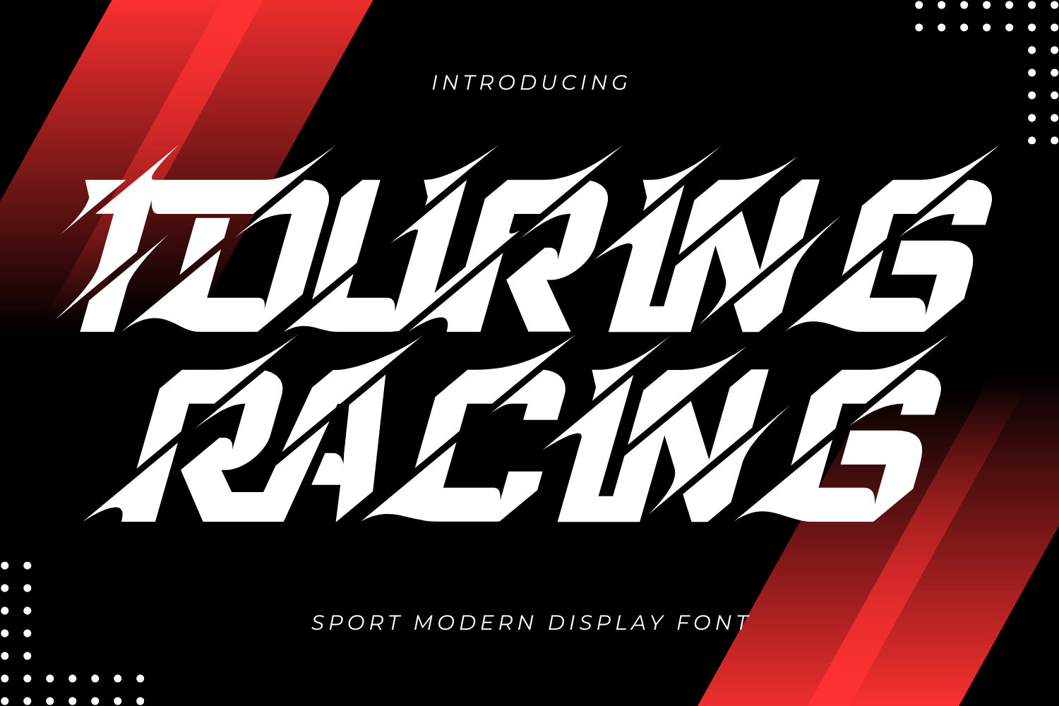 TOURING RACING - Sport Font - 177 Studio