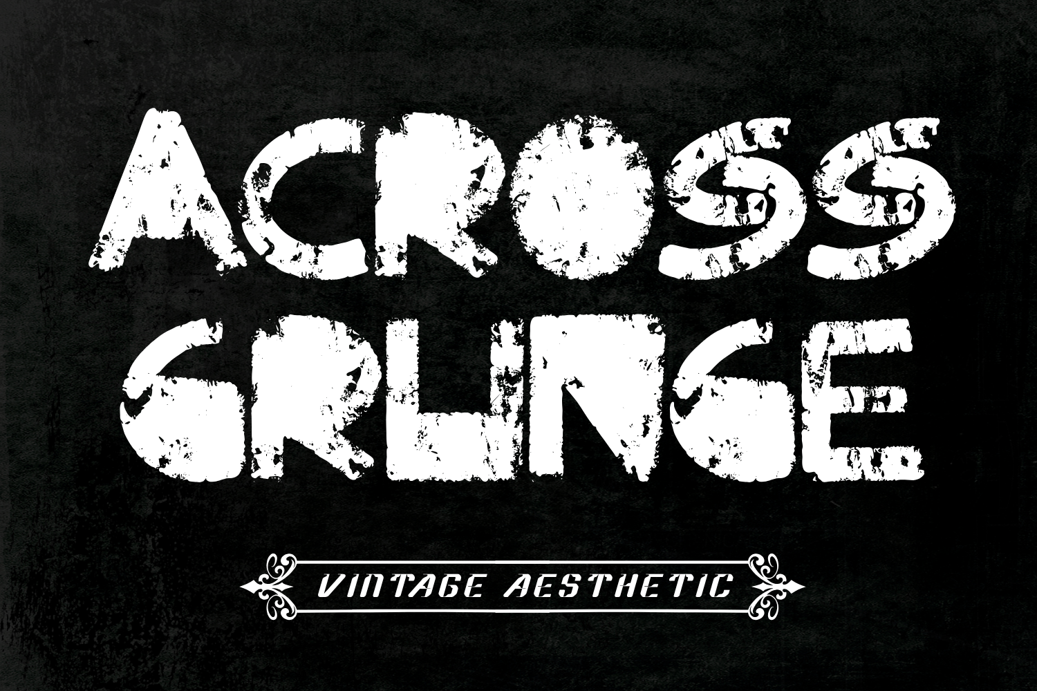 Across Grunge Font - 177 Studio