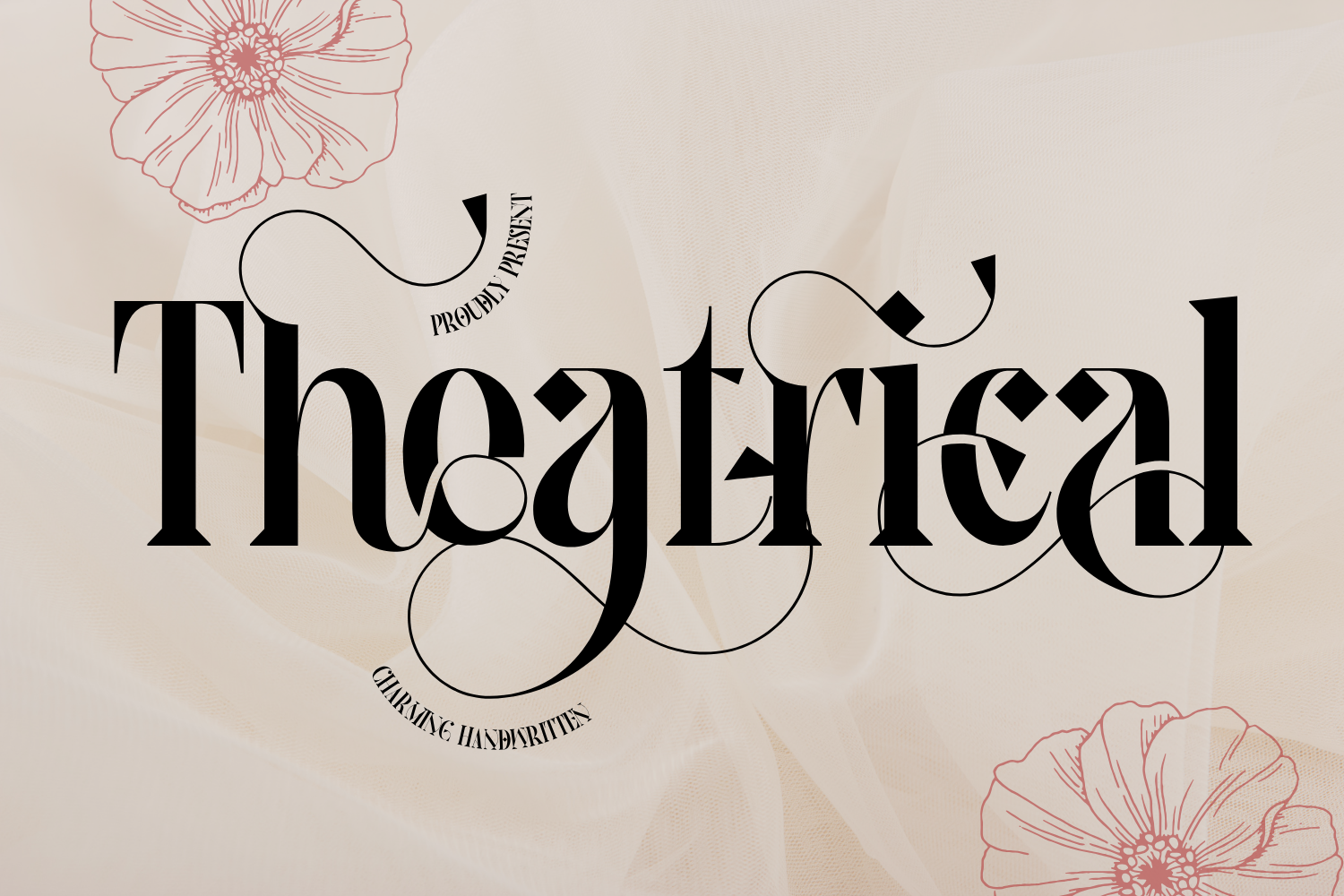 Theatrical Elegant - Ligatures Font - 177 Studio